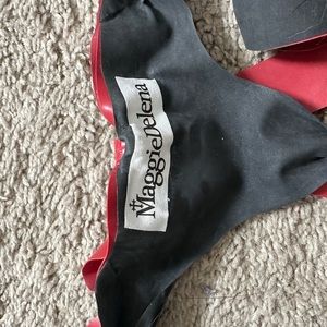 Maggie Delena | Intimates & Sleepwear | Latex Shelf Bra And Ruffle ...